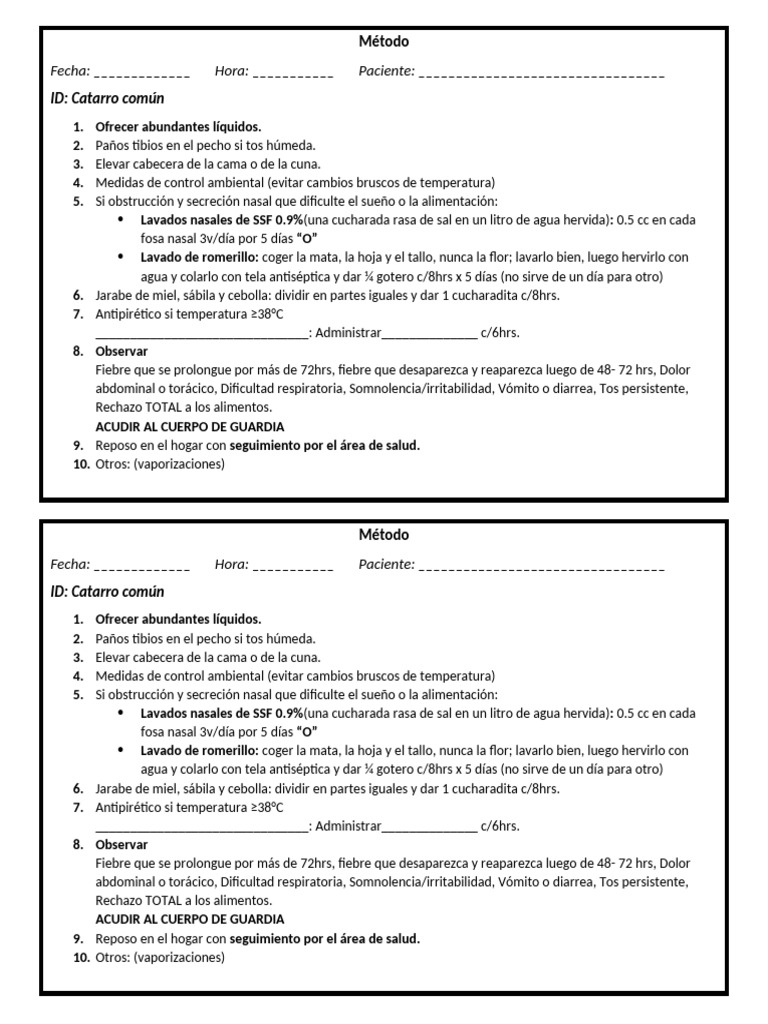 Catarro Comun Fany | PDF | Resfriado comun | Enfermedades y trastornos