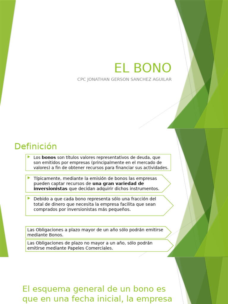 El Bono | PDF | Dinero | Business