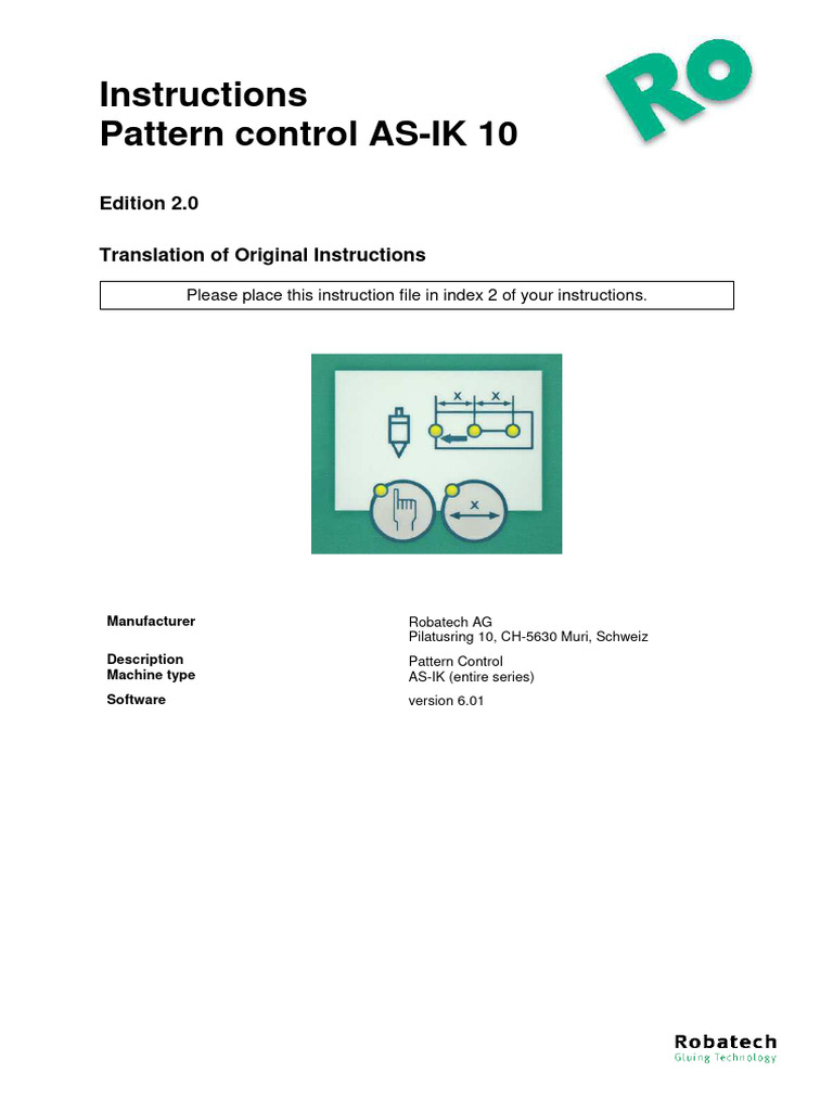 Instructions AS IK 10 English - 2.0 - SW 6.01 | PDF | Parameter (Computer Programming) | Power ...