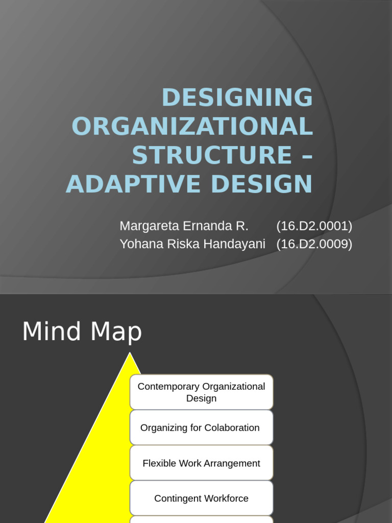 Designing Organizational Structure - Adaptive Design Nandaaaa | PDF