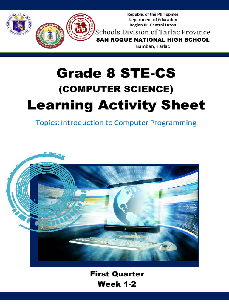 STE-WEEK-1-TLE | PDF | Computer Monitor | Computer Hardware