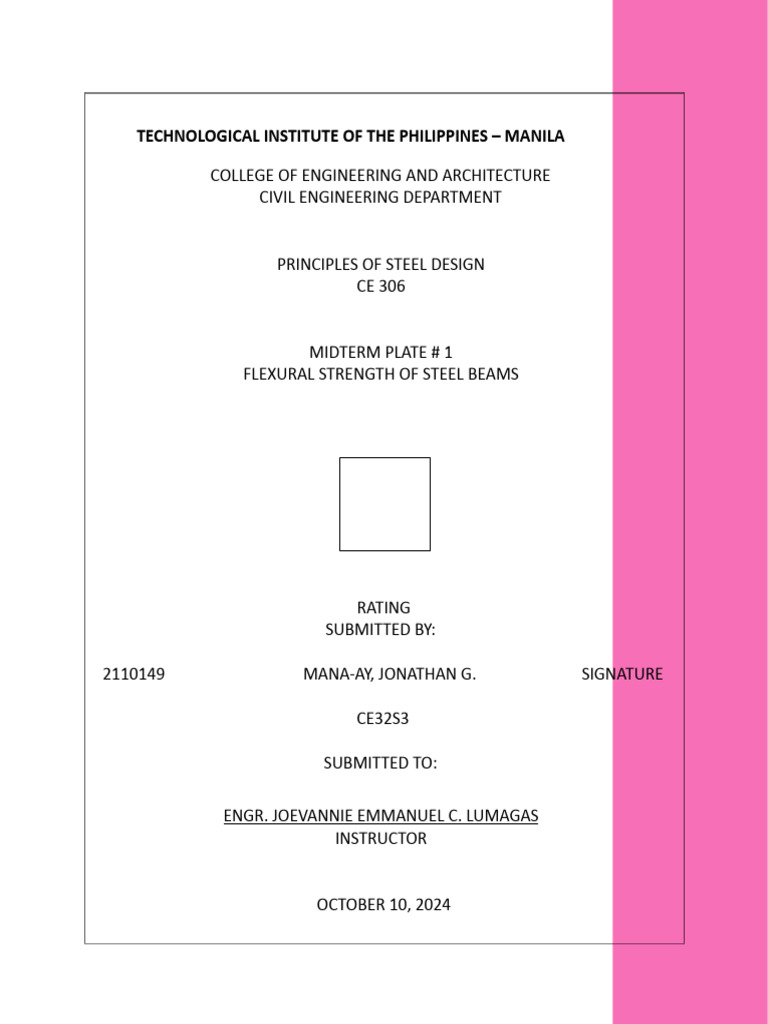 Midterm Plate Steel FPG | PDF | Technology & Engineering