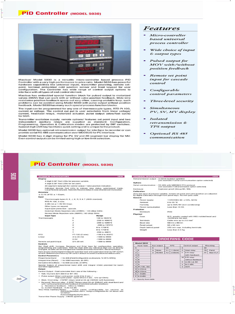 Pid Controller | PDF Pid Controller | PDF