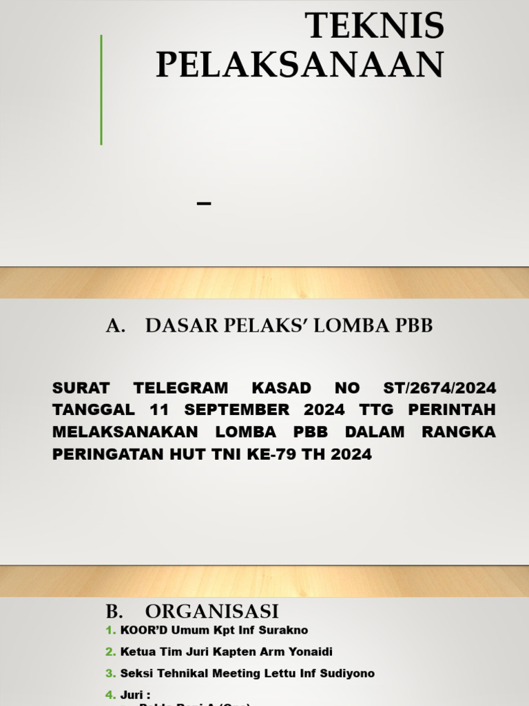 Ukuran Lapangan Lomba PBB 25x25 M | PDF