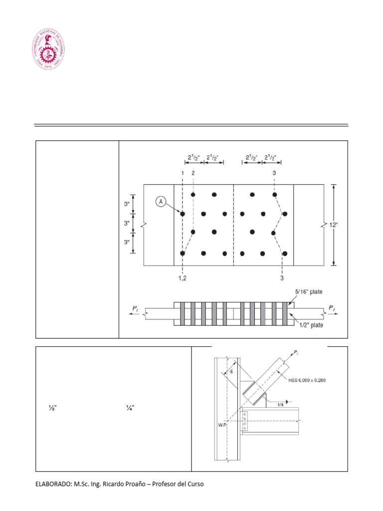 Practica N1 - ES-832J - 2022 - I | PDF | Tornillo | Acero