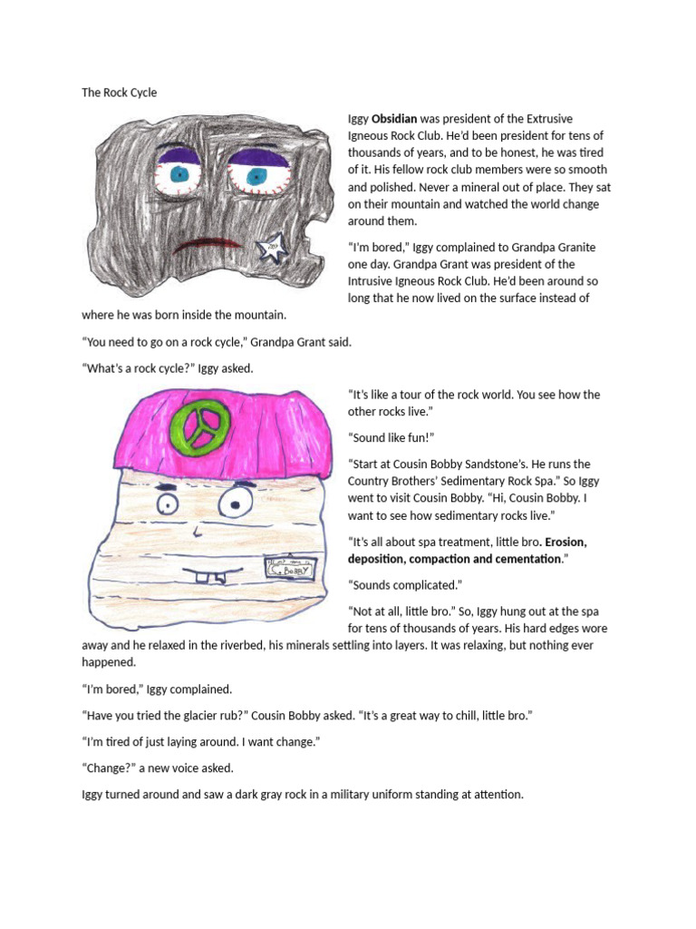 The Rock Cycle | PDF | Rock (Geology) | Geology