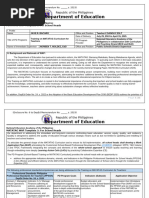 MATATAG WAP Template for School Heads | PDF | Curriculum | Teachers