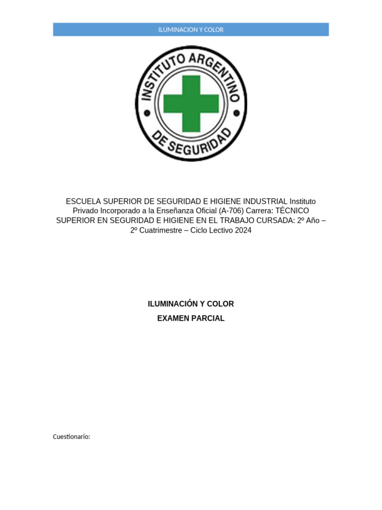 ILUMINACIÓN Y COLOR P TERMINADO | PDF | Ojo humano | Encendiendo