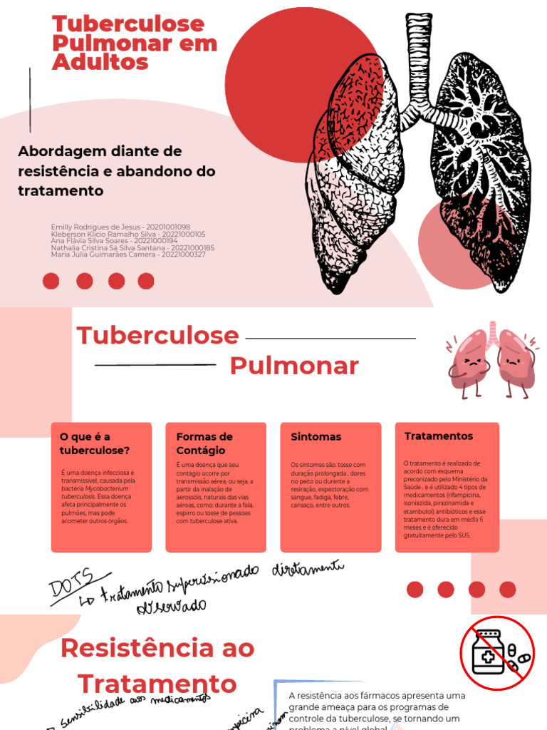 Abordagem da Tuberculose Pulmonar e Resistência | PDF | Tuberculose ...