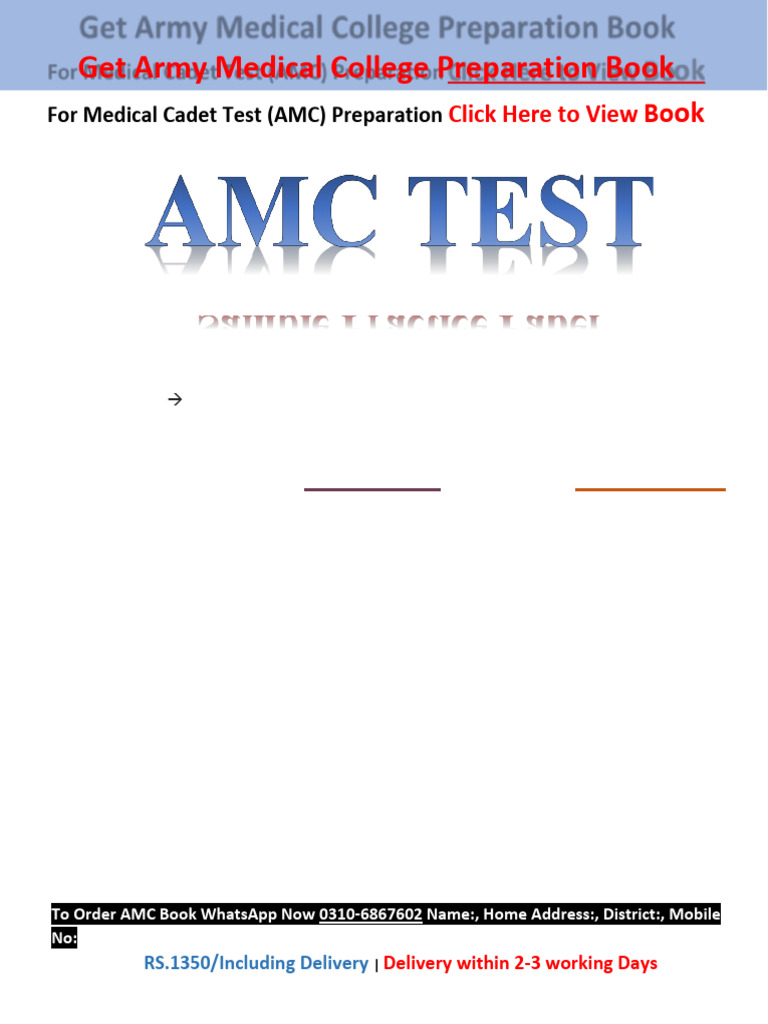 10 AMC-Past Paper | PDF | Ribosome