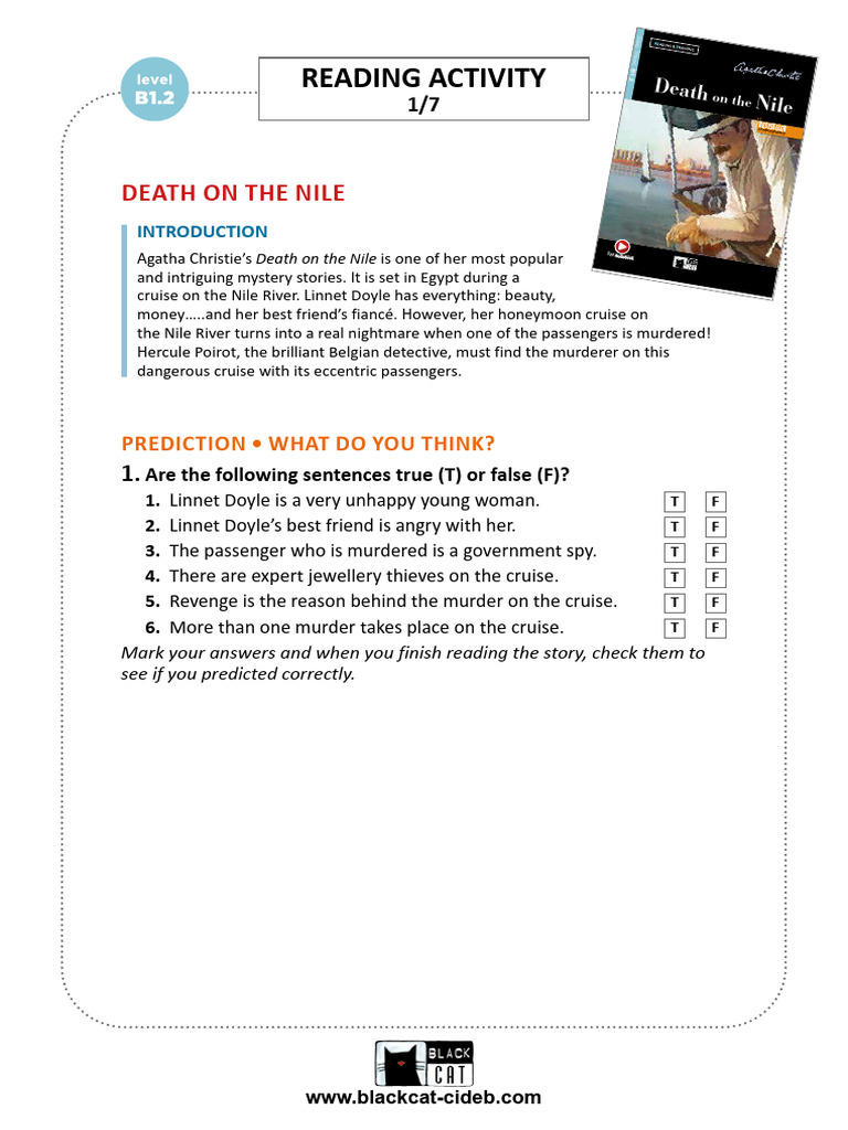 Death On The Nile 1 | PDF | Hercule Poirot Books | Hercule Poirot