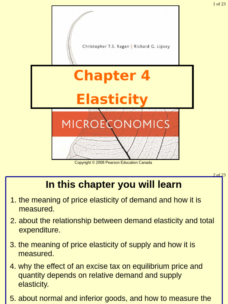 Ragan 12ce Ch04 | PDF | Elasticity (Economics) | Demand