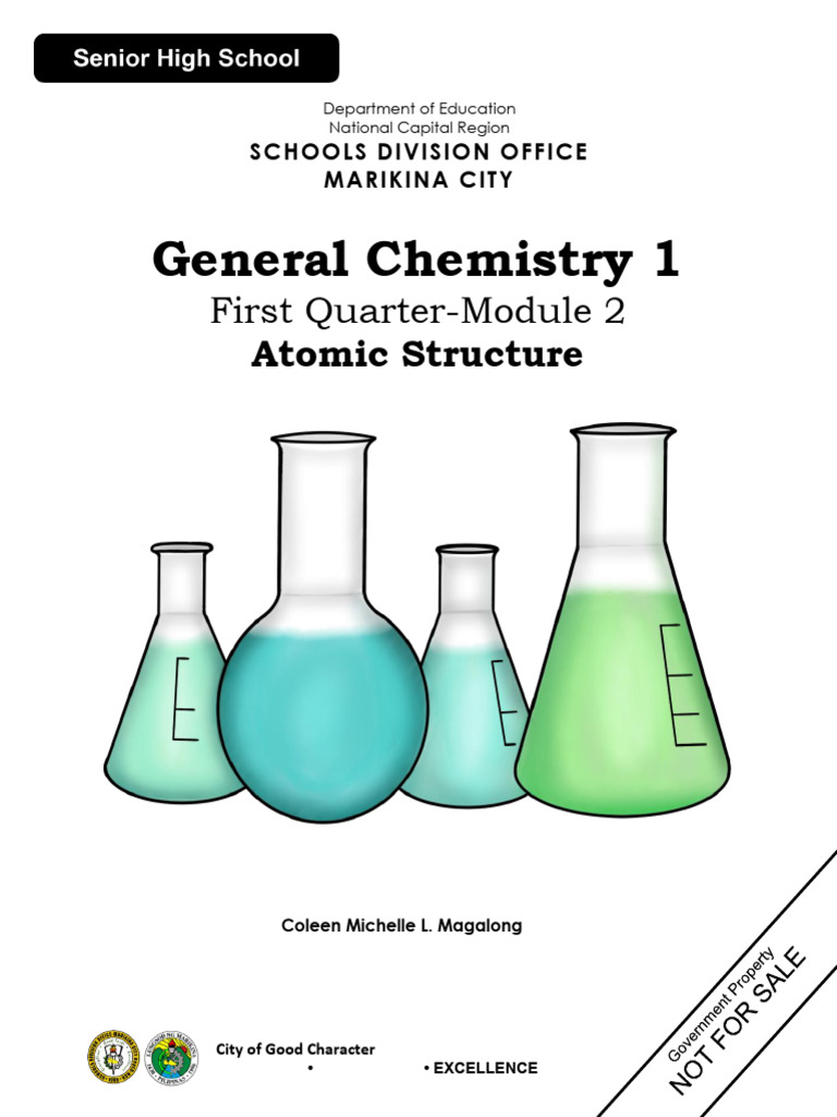 SHS GENERAL-CHEMISTRY-1 Q1 M2 Atomic-Structurebfbfbf | PDF | Atoms ...