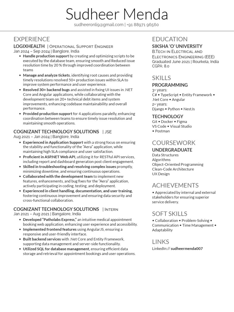 Net-Core CV Sudheer 3.5yrs+ Exp | PDF | Computing | Computer Engineering