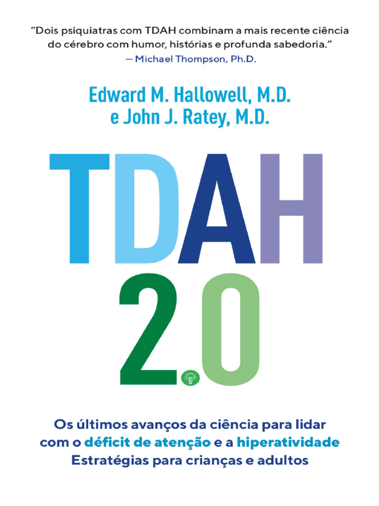 TDAH 2.0 (Edward M. Hallowell, John J. Ratey) | PDF | Autoajuda