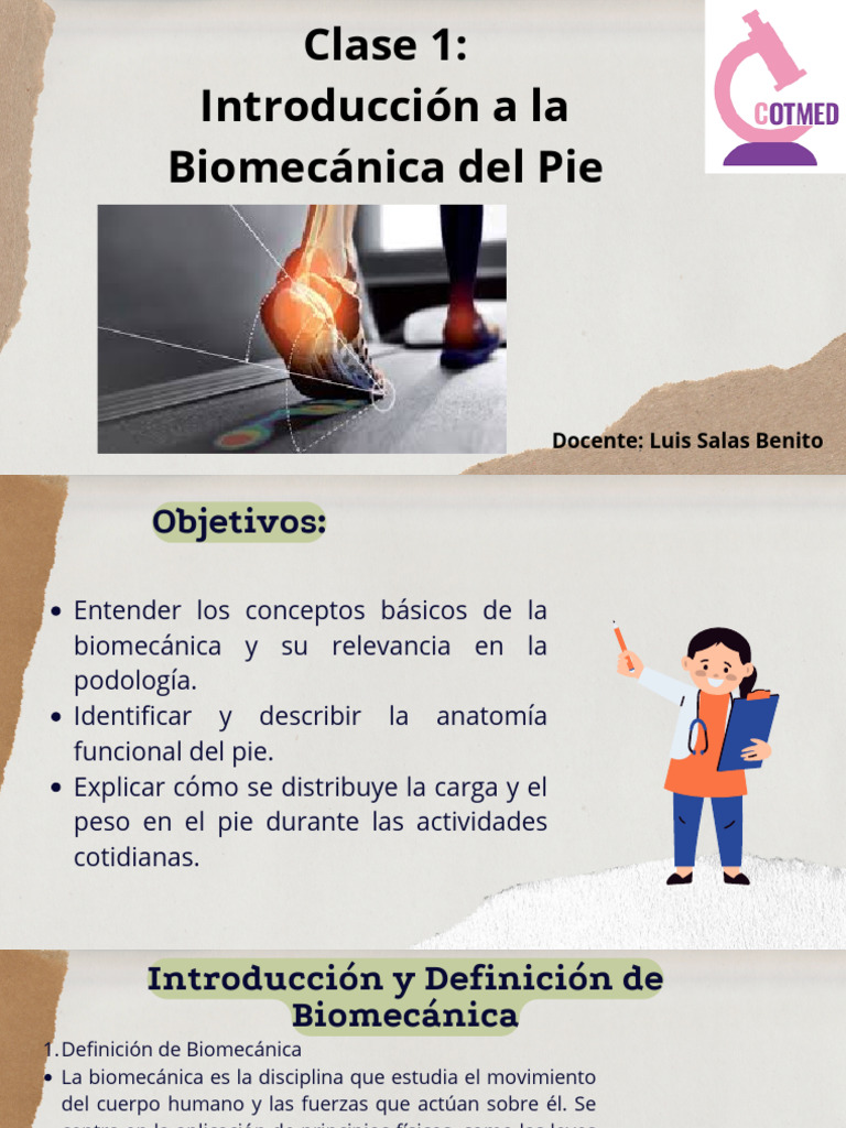 clase 1-biomecanica | PDF | Pie | Sistema musculoesquelético
