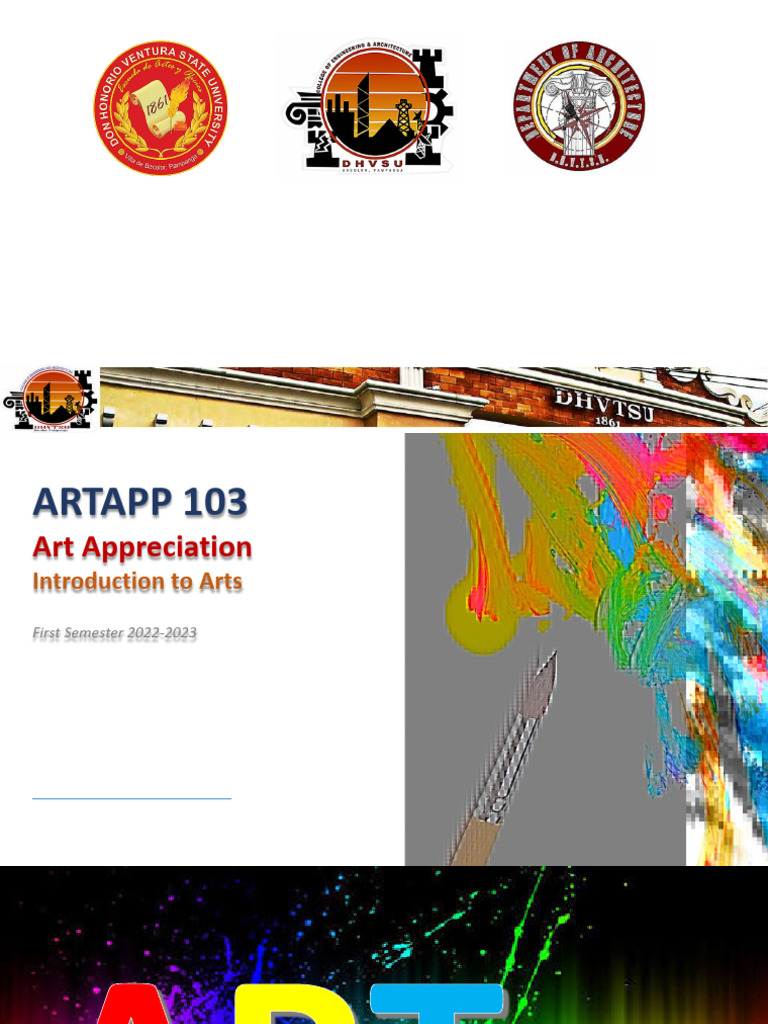 ARTAPP-Module 1-Introduction to Art | PDF | The Arts | Fine Art