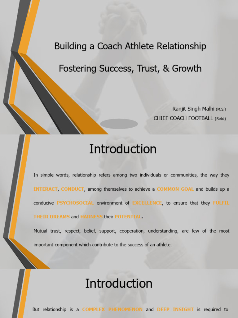 Athlete Coach Relationship Pdf Sympathy Behavioural Sciences