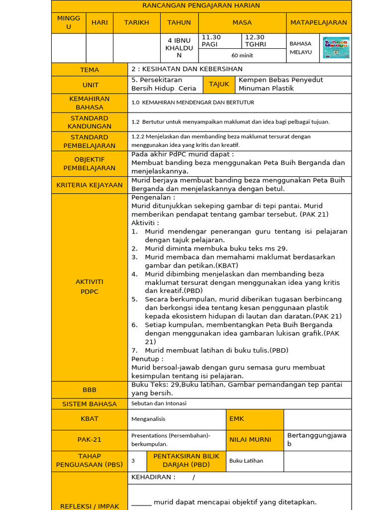 RPH 7 BM THN 4-Unit 5 (M7) | PDF