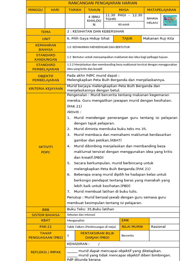 RPH 8 BM THN 4-Unit 6 (M8) | PDF