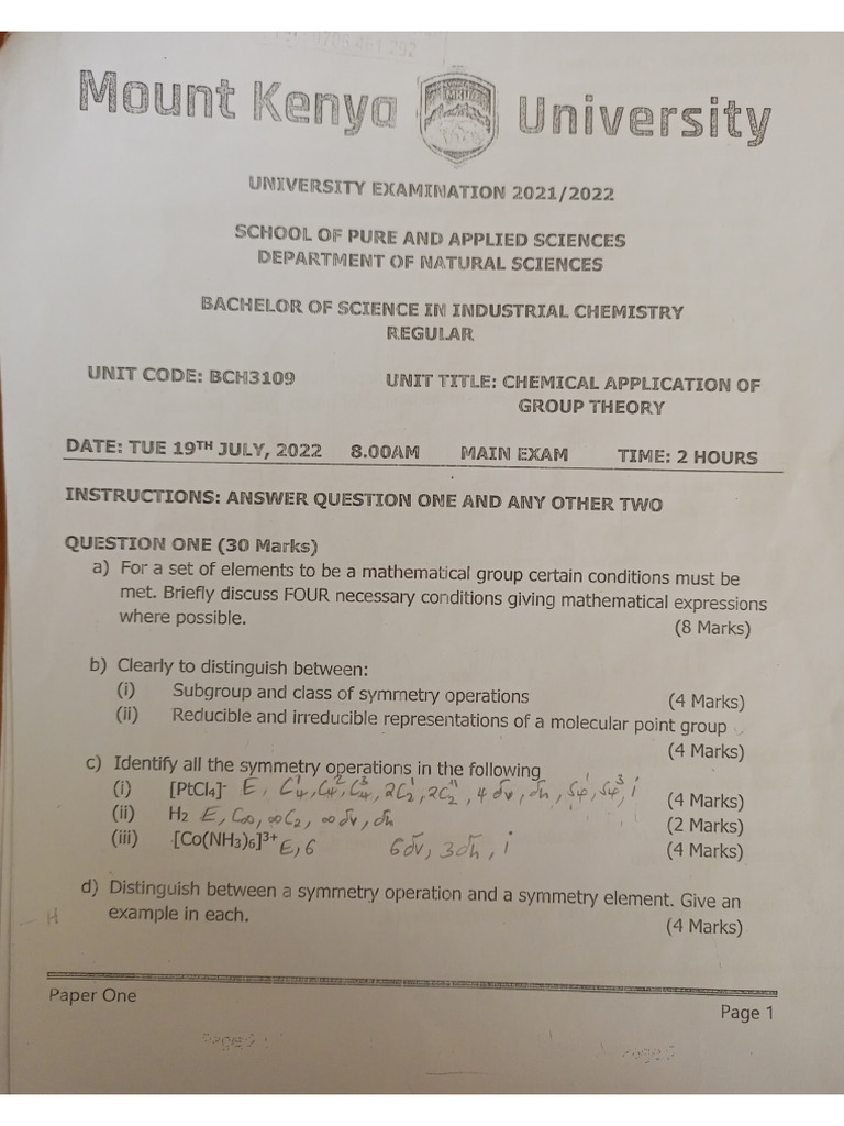 Group Theory Papers | PDF
