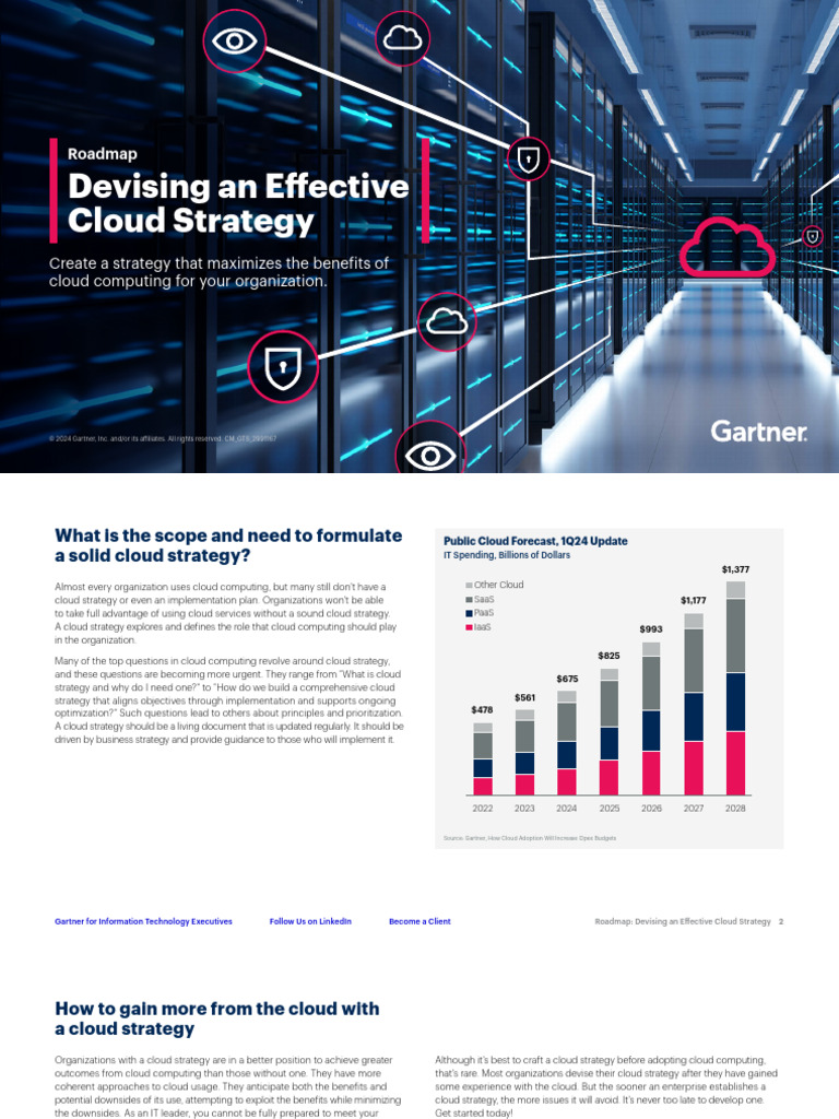 2024-cloud-strategy-roadmap | PDF | Cloud Computing | Enterprise Architecture