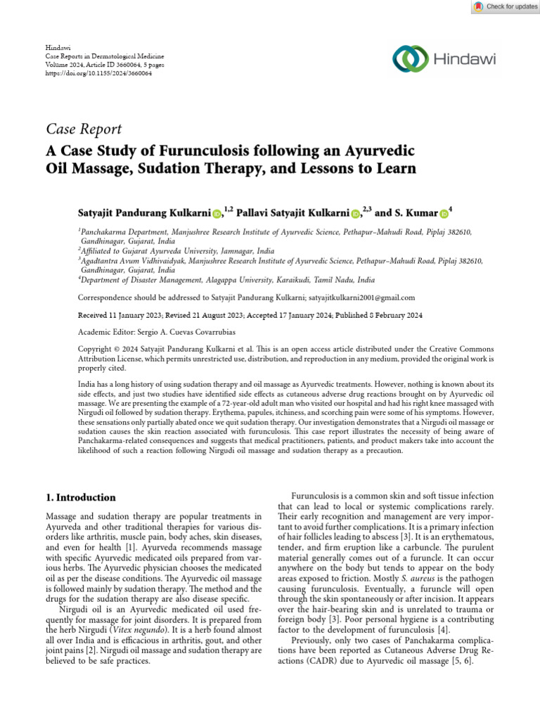 Case Reports in Dermatological Medicine - 2024 - Kulkarni - A Case ...