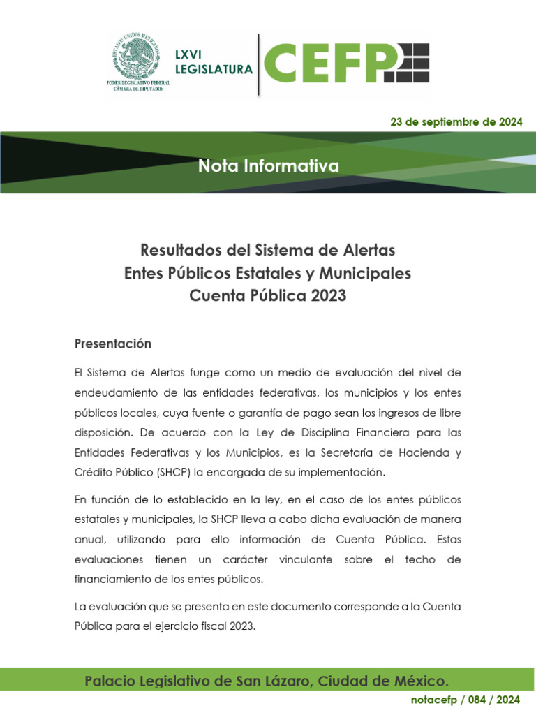 Soapap, El Organismo Más Endeudado Del País CEFP | PDF | Deuda | Finanzas personales