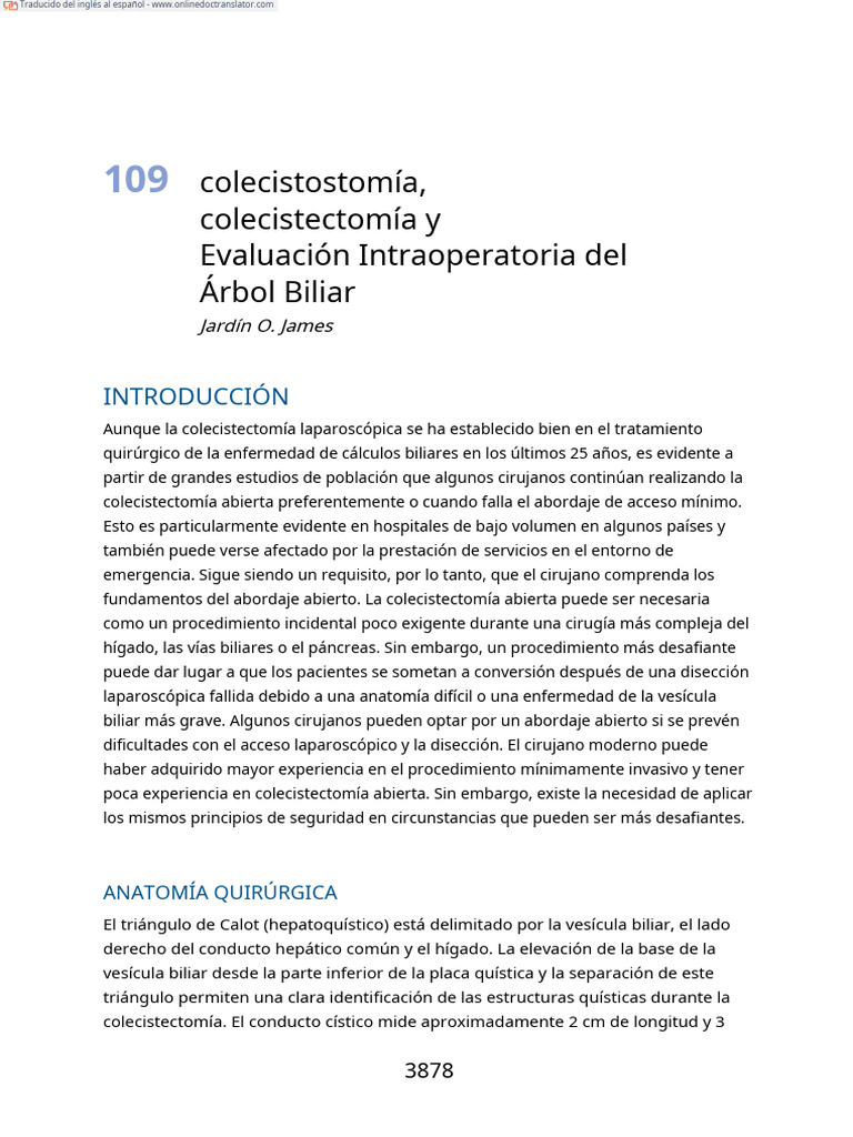 Fischer's Mastery of Surgery Cap 109 Colecistectomia | PDF | Vesícula ...