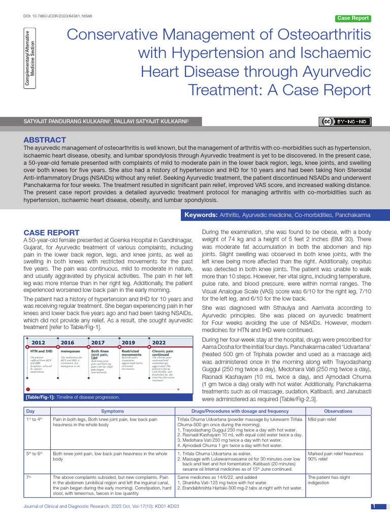 Ce (Ra1) F (SK) QC (SHK Om) Pf1 (Ri SS) Pfa (Ri KM) PN (KM) | PDF | Ayurveda | Arthritis