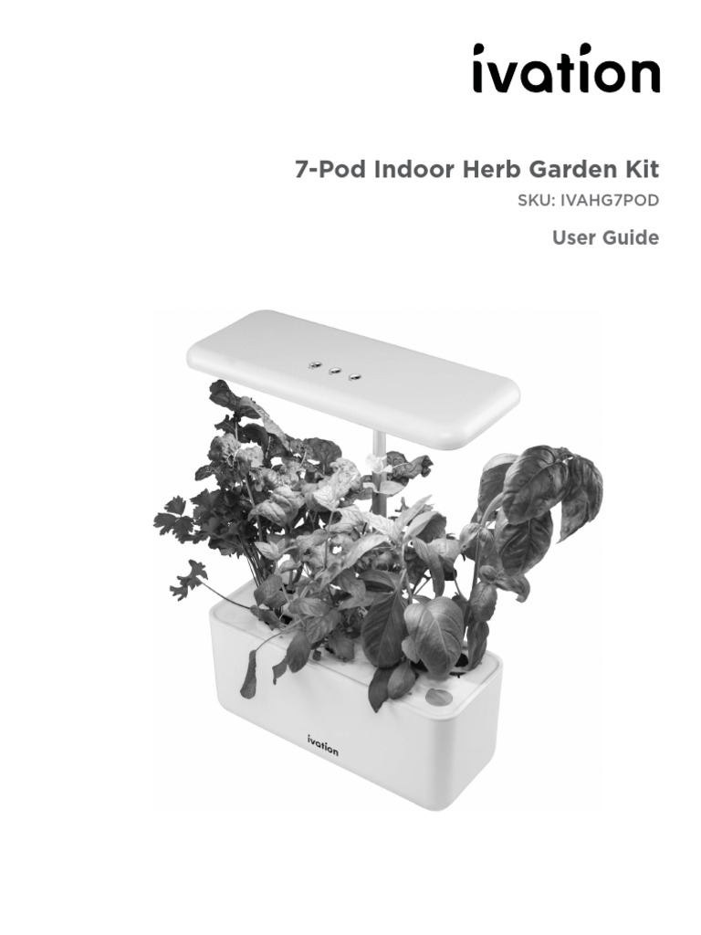 7-Pod Indoor Herb Garden Kit | PDF | Implied Warranty | Plants