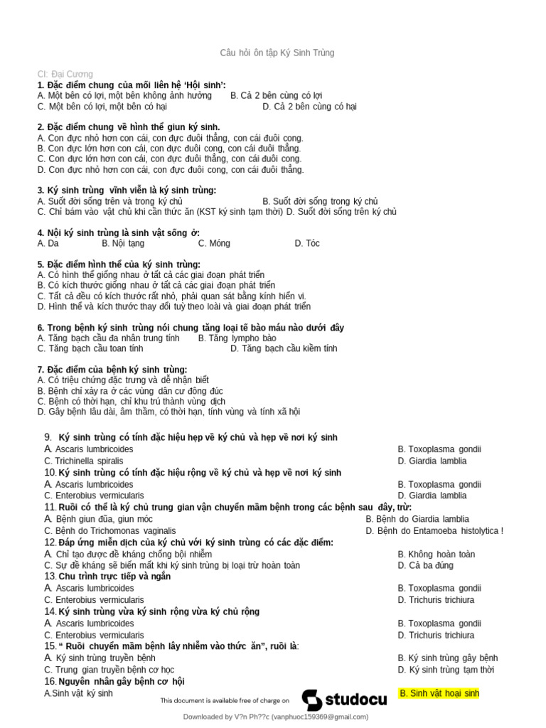 KST Trac Nghiem Chinh Hoc Nhieu Nha | PDF