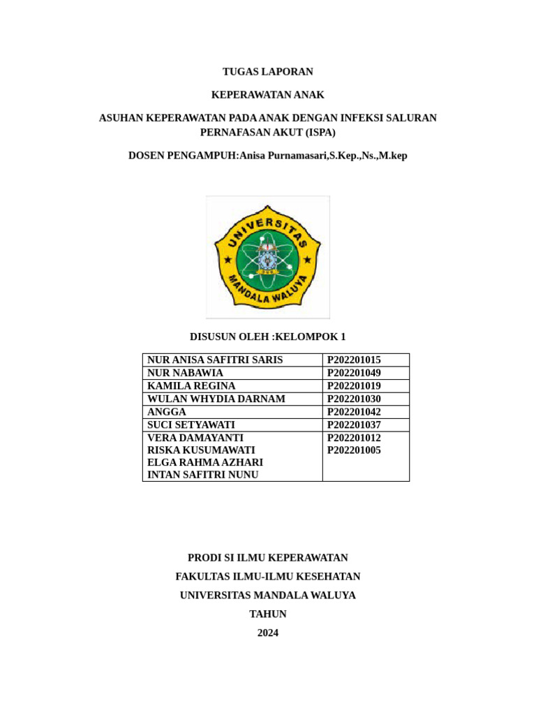 Askep Ispa Anak-1 | PDF