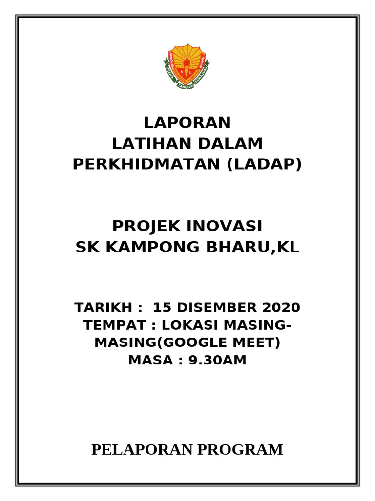 Laporan LADAP Inovasi 2021 | PDF