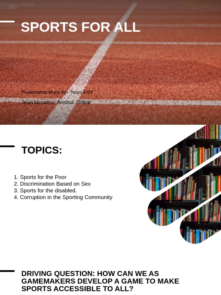 Making Sports Accessible for All | PDF | Disability