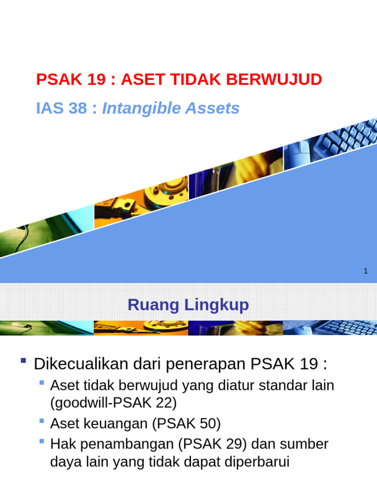 PSAK 19 Aset Tidak Berwujud IAS 38 | PDF