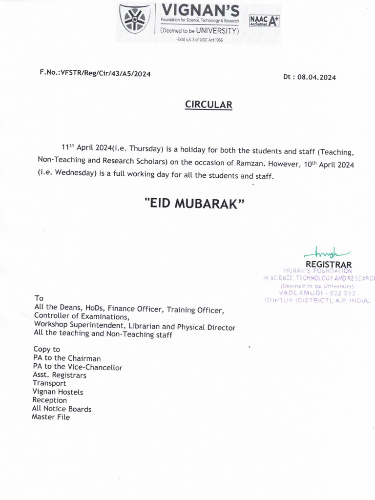 Circular Ramzan 08042024 | PDF