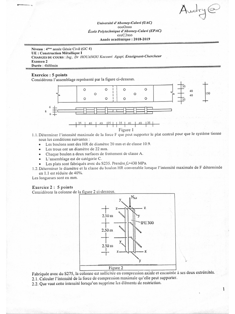 Devoir n°2 CM1 | PDF