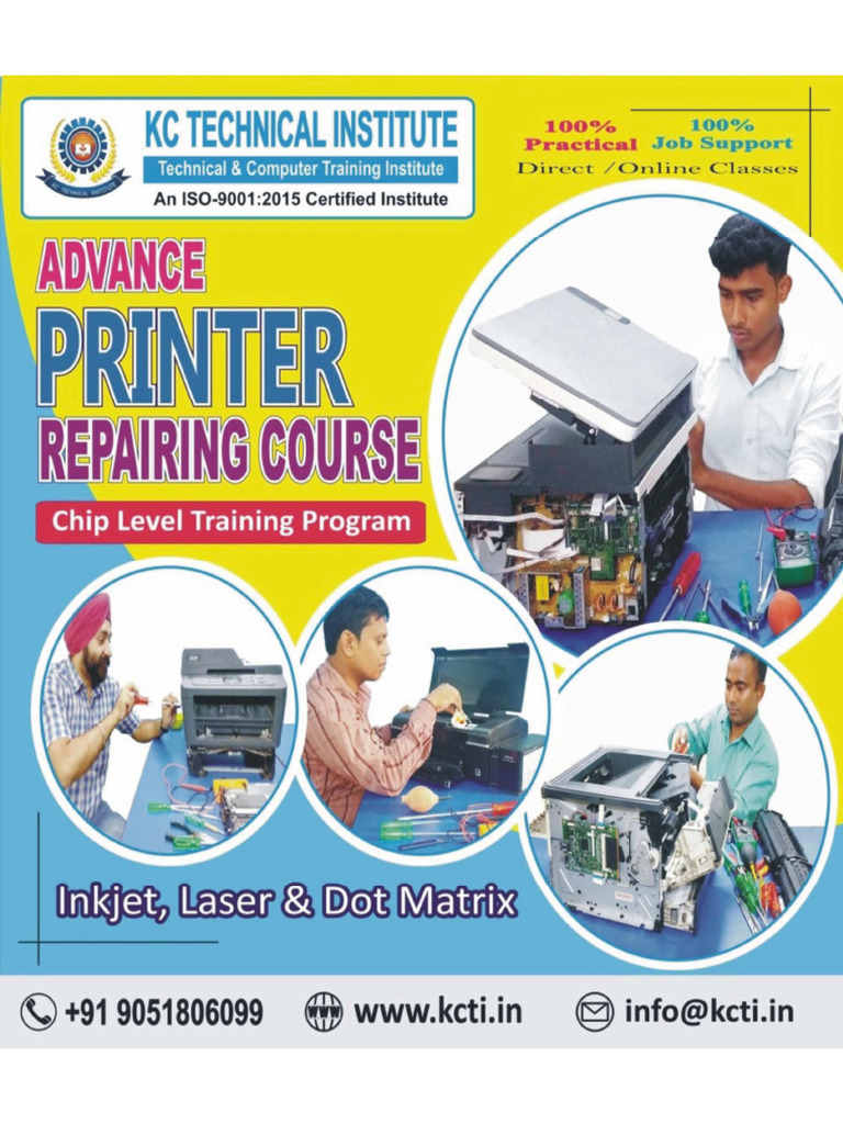 Printer Repairing Course: Printer Repairing Training | PDF