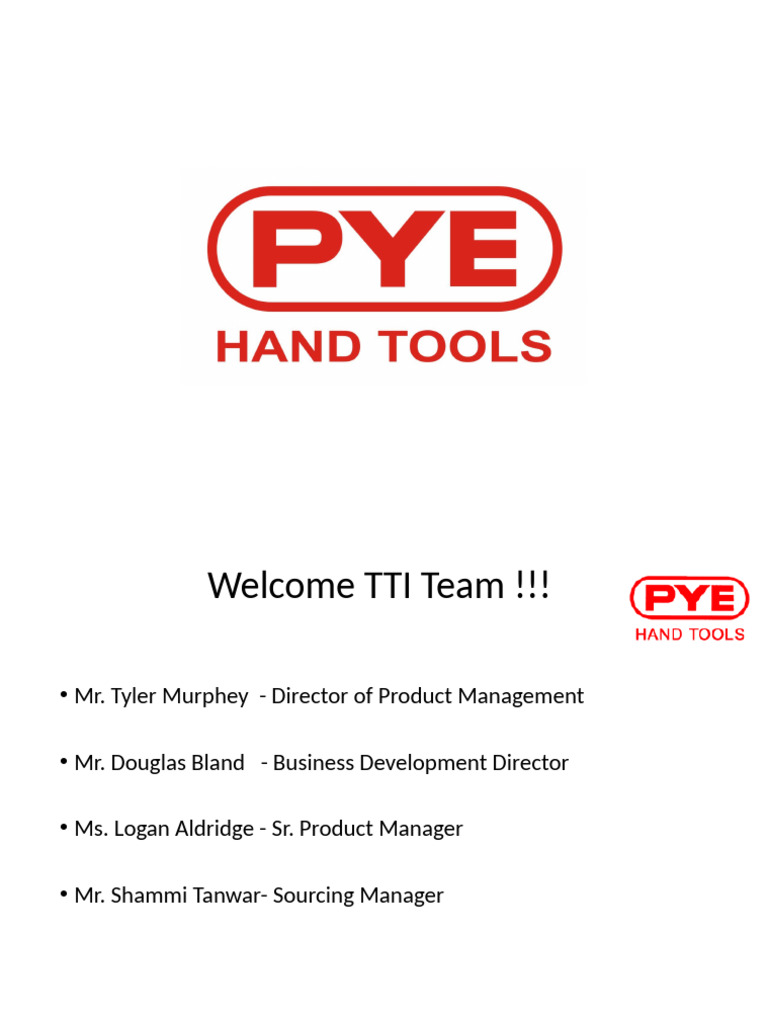 PYE Presentation (Milwuake) | PDF | Engineering | Industrial Processes