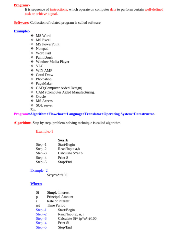 c Programming | PDF | Integer (Computer Science) | Control Flow c Programming | PDF | Integer (Computer Science) | Control Flow