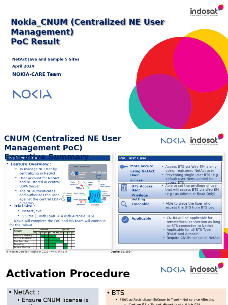 Nokia - CNUM PoC Report v1 | PDF | Internet | Cyberspace