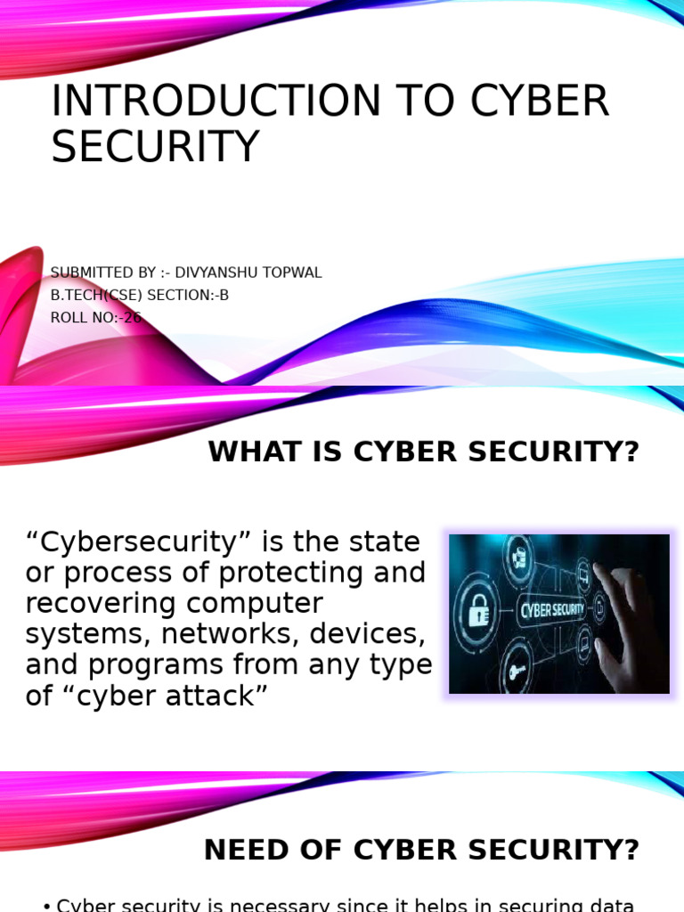 divyanshu.ppt | PDF | Security | Computer Security