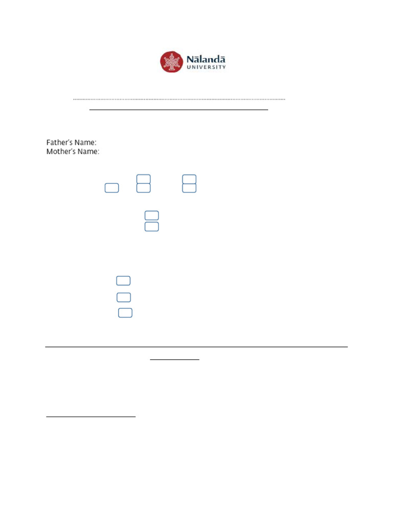 NU Degree Certificate Application Form | PDF