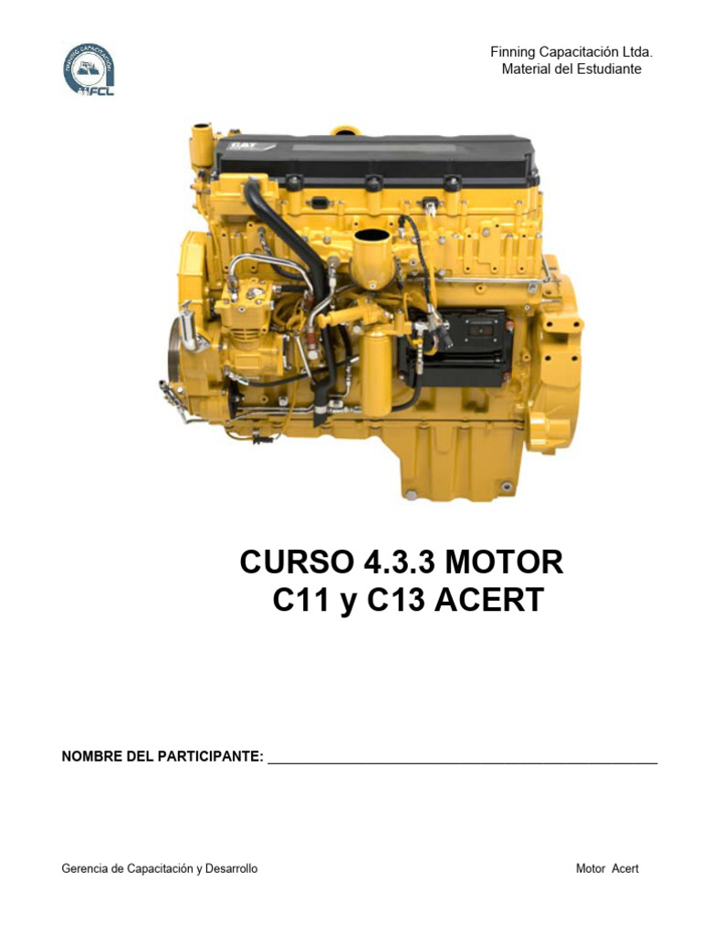 Capacitación en Motores C11 y C13 ACERT | PDF | Turbocompresor ...