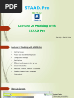 STAAD - Pro V8i Modeling Guide | PDF | Menu (Computing) | Icon (Computing)