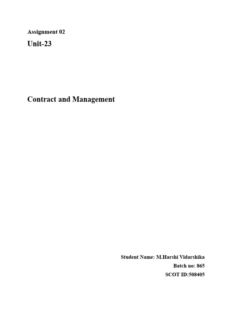 ND44620 Unit23 Assignment2 Final | PDF | Sustainability | Specification (Technical Standard)
