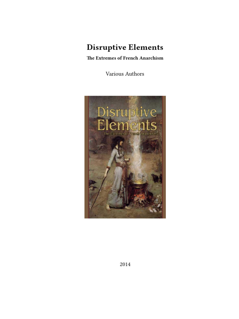 Various Authors Disruptive Elements | PDF | Individualism | Anarchism