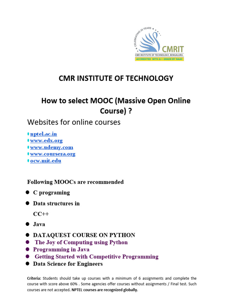 How to select MOOC | PDF