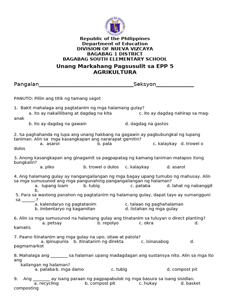 PT_EPP-AGRI 5_Q1 | PDF